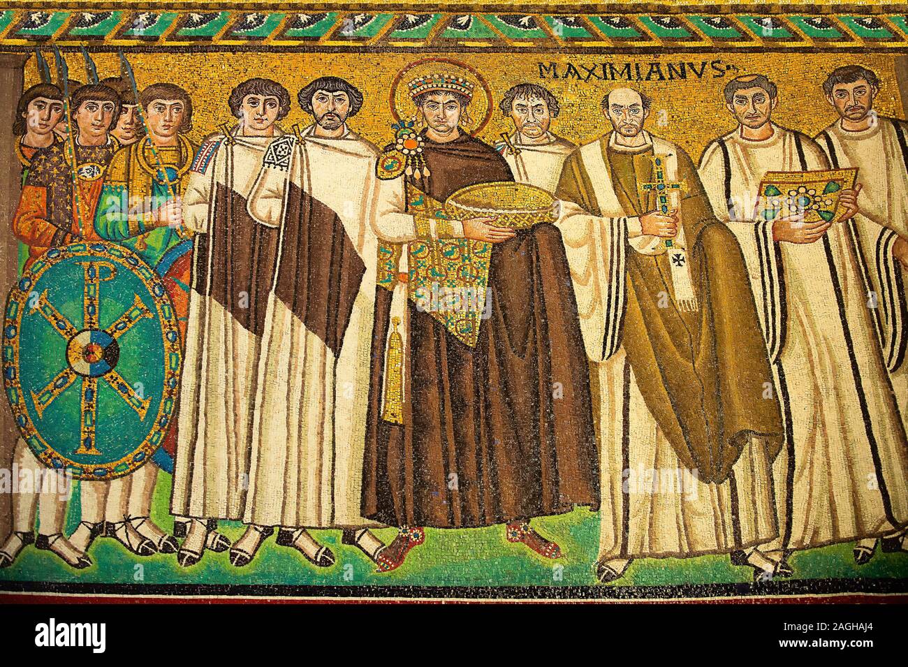 Justinian mosaic hi-res stock photography and images - Alamy