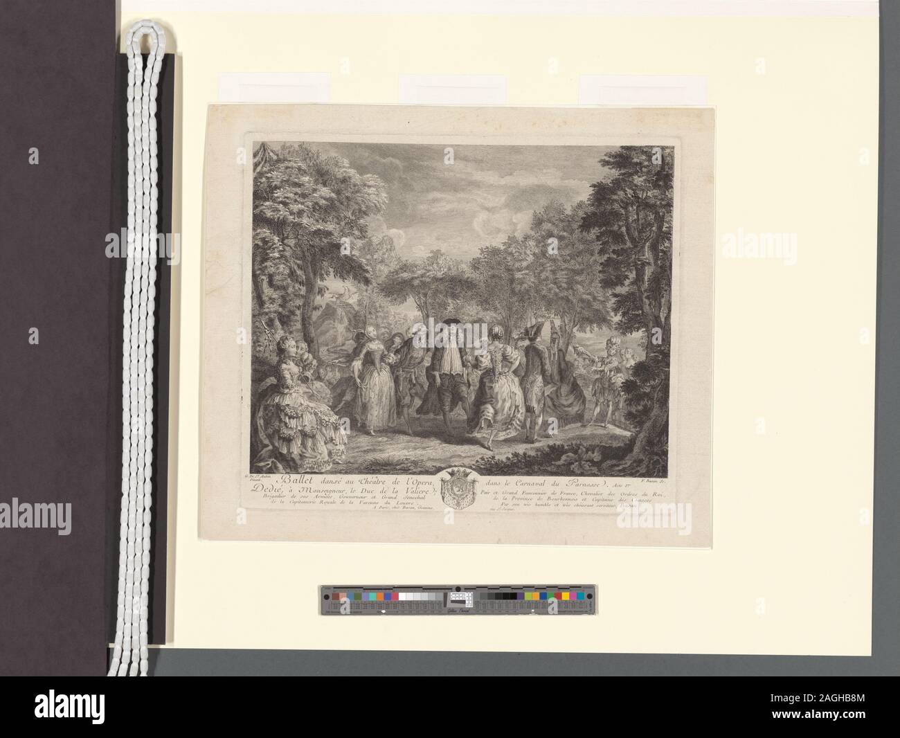 Caption: Ballet dansé en Théâtre de l'Opéra, dans Le carnaval du ...