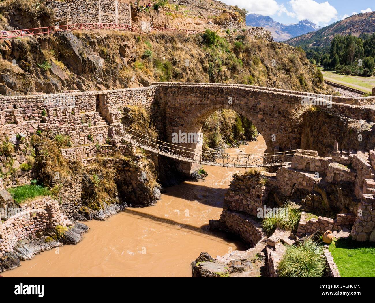 Rope Bridge Peru High Resolution Stock Photography and Images - Alamy