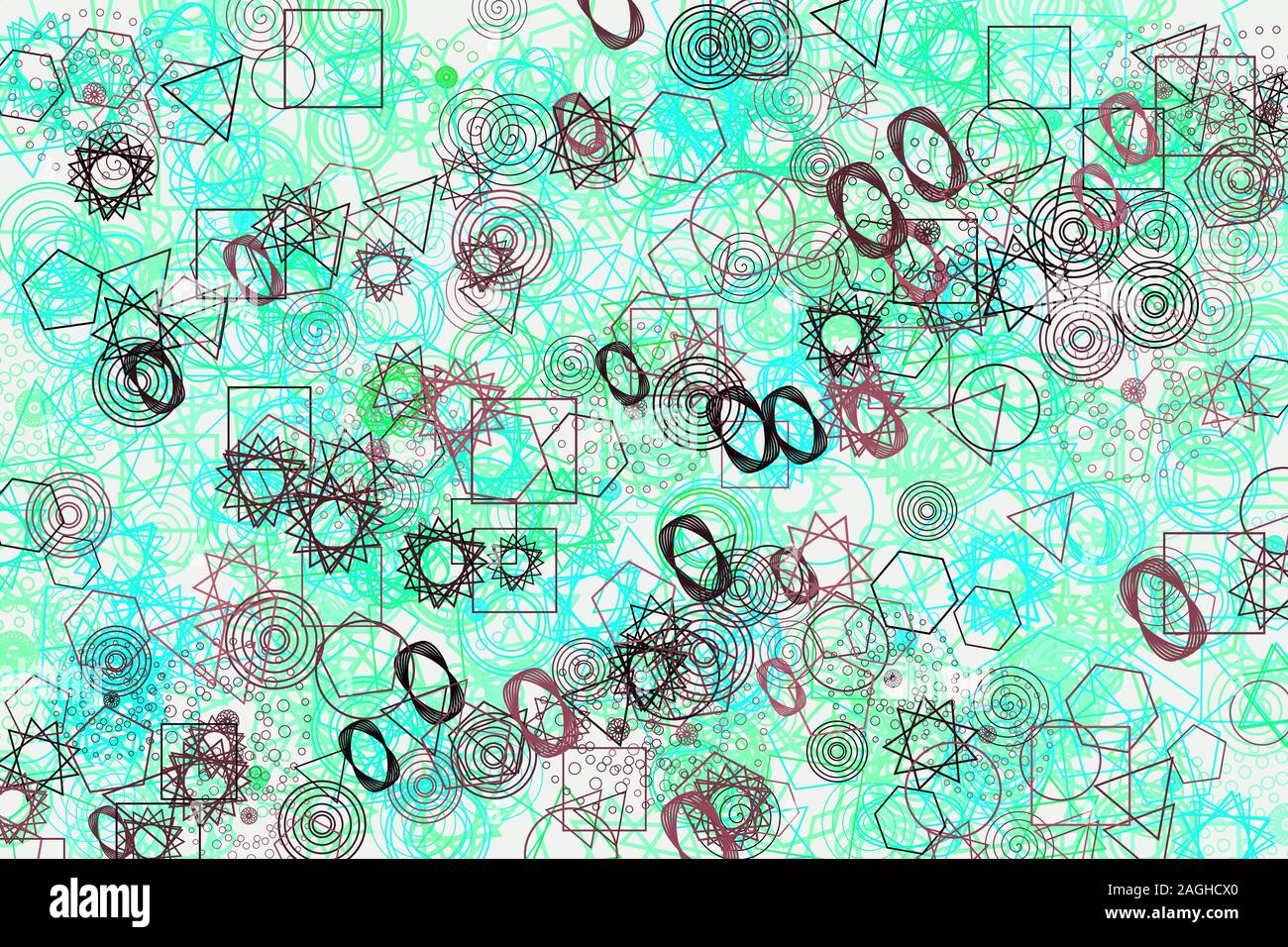 Abstract geometric pattern, colorful & artistic shapes for graphic ...