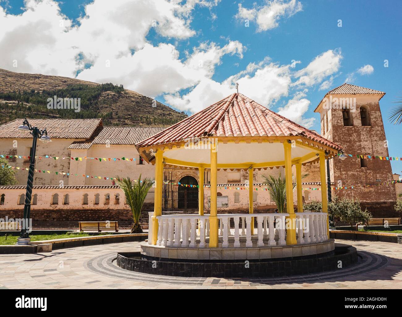 old church of Checacupe, located in Cusco Peru Stock Photo - Alamy