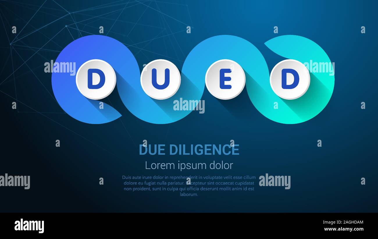 Due diligence dued business Stock Vector Images - Alamy