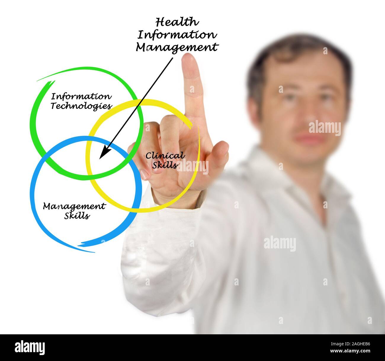 Male doctor presenting health data hi-res stock photography and images ...