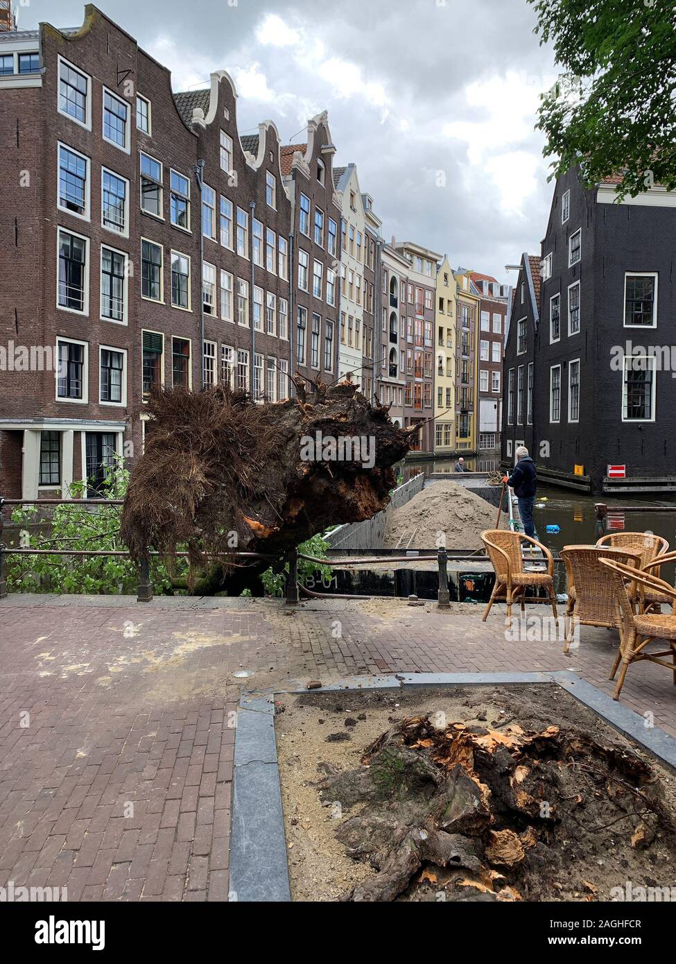 Amsterdam canal storm hi-res stock photography and images - Alamy