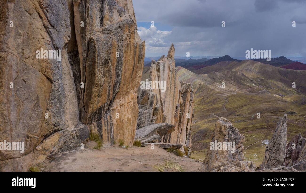 Stone Forest in Cusco Peru, in the Andes Mountains Stock Photo - Alamy