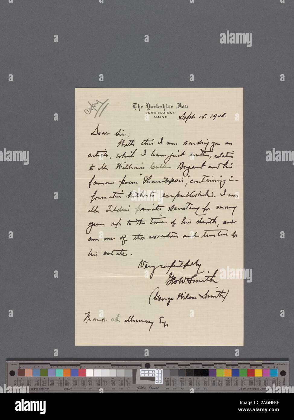 Letters received; Letters received Stock Photo - Alamy