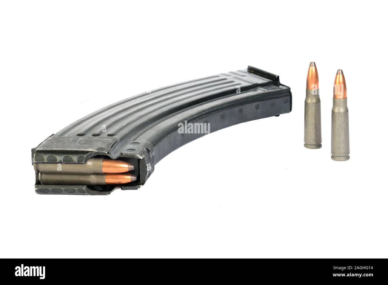 Bullet shells isolated, with shot Stock Photo - Alamy