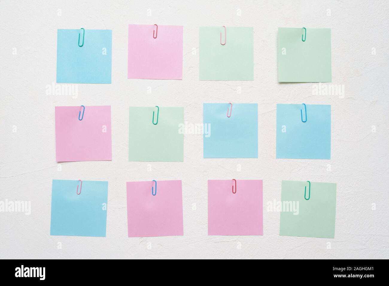 Blank stickers with copy space on white background Stock Photo - Alamy