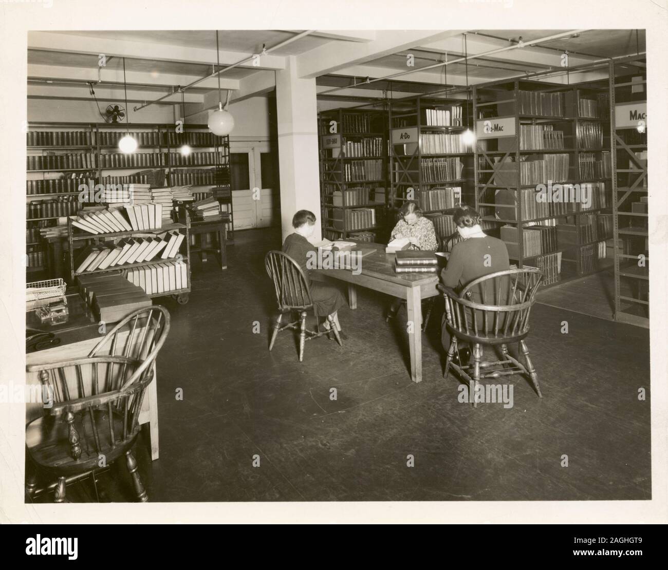 Library for the Blind, Braille readers; Library for the Blind, Braille ...