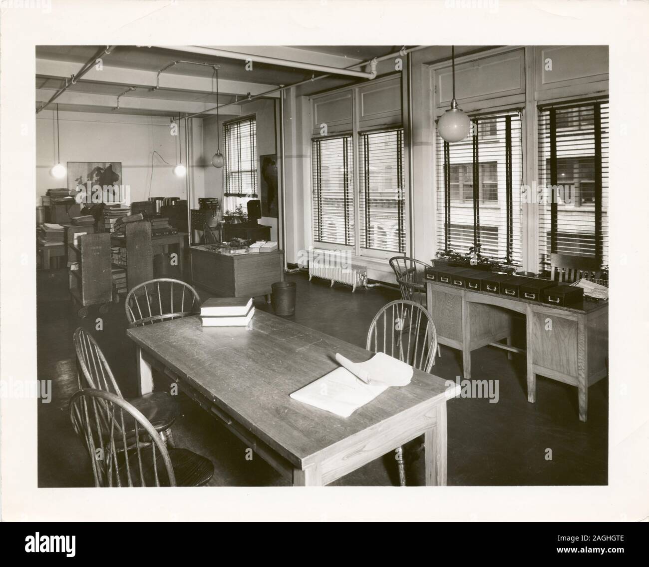 Library for the Blind, interior; Library for the Blind, interior Stock ...