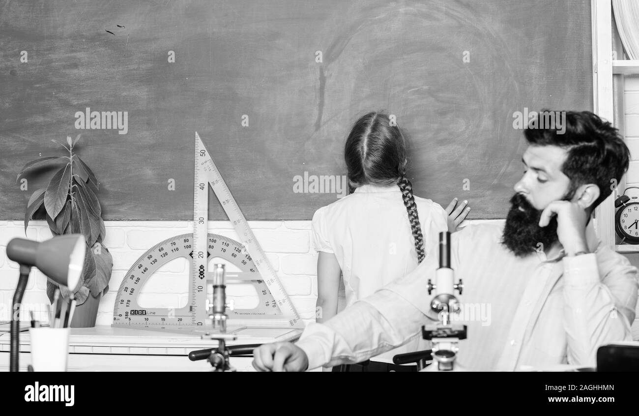 enjoy study. math geometry. biology chemistry lesson. father and ...