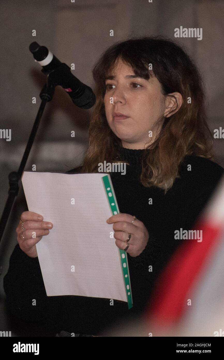 Berlin, Germany. 19th Dec, 2019. The daughter of Dalia Elyakim from ...