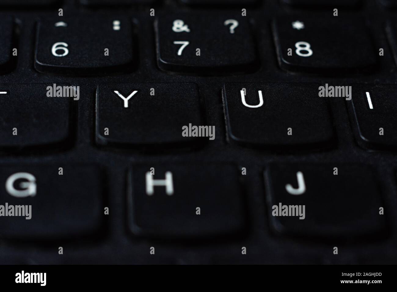 Personal device, keyboard of personal computer close up Stock Photo - Alamy