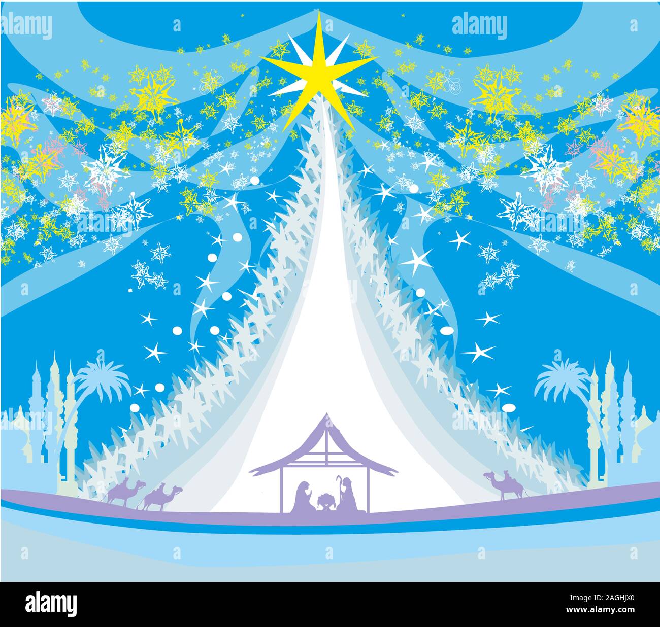 Birth of jesus bethlehem frame hi-res stock photography and images - Alamy