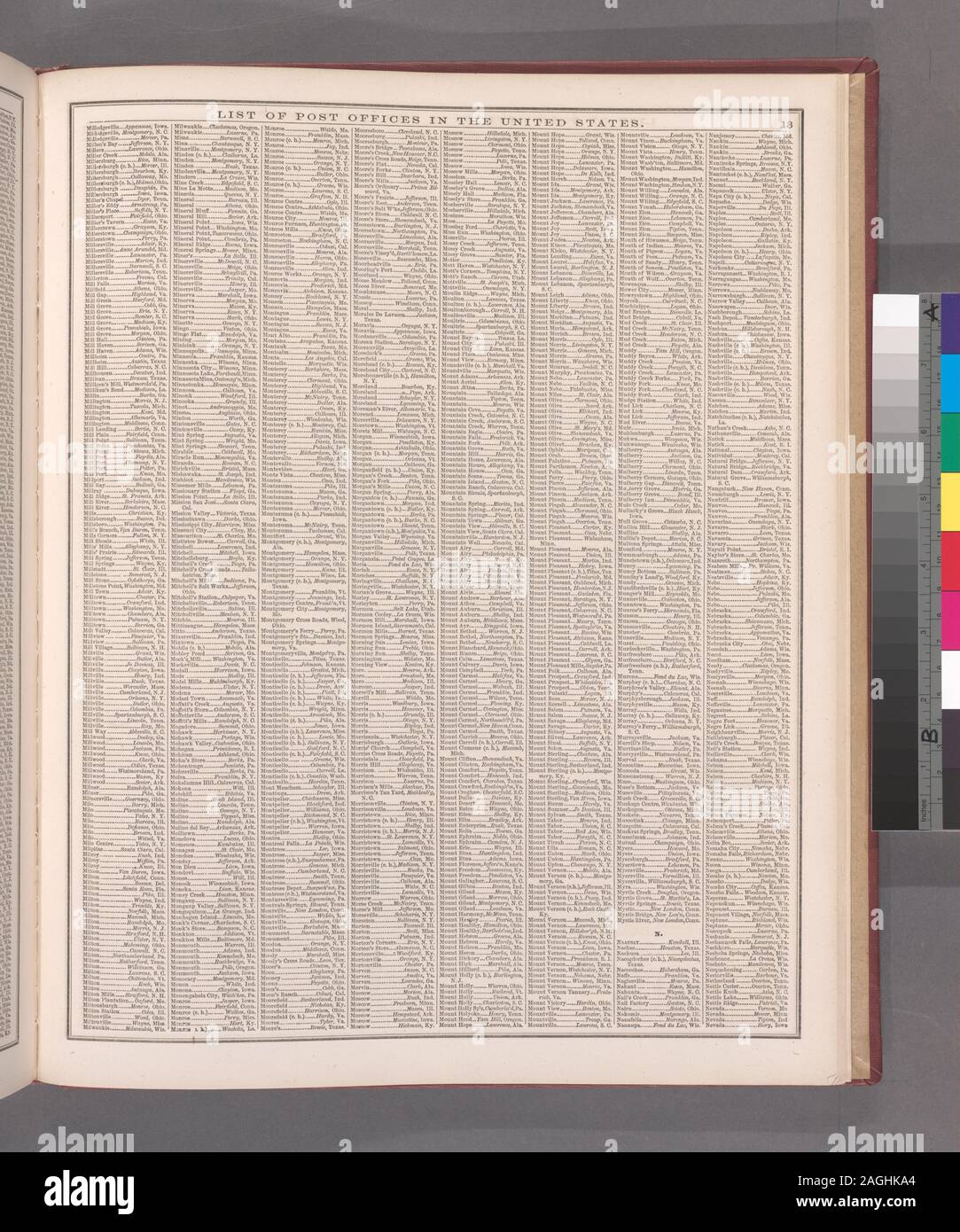 Includes extra numbered maps.; List of Post Offices in the United ...