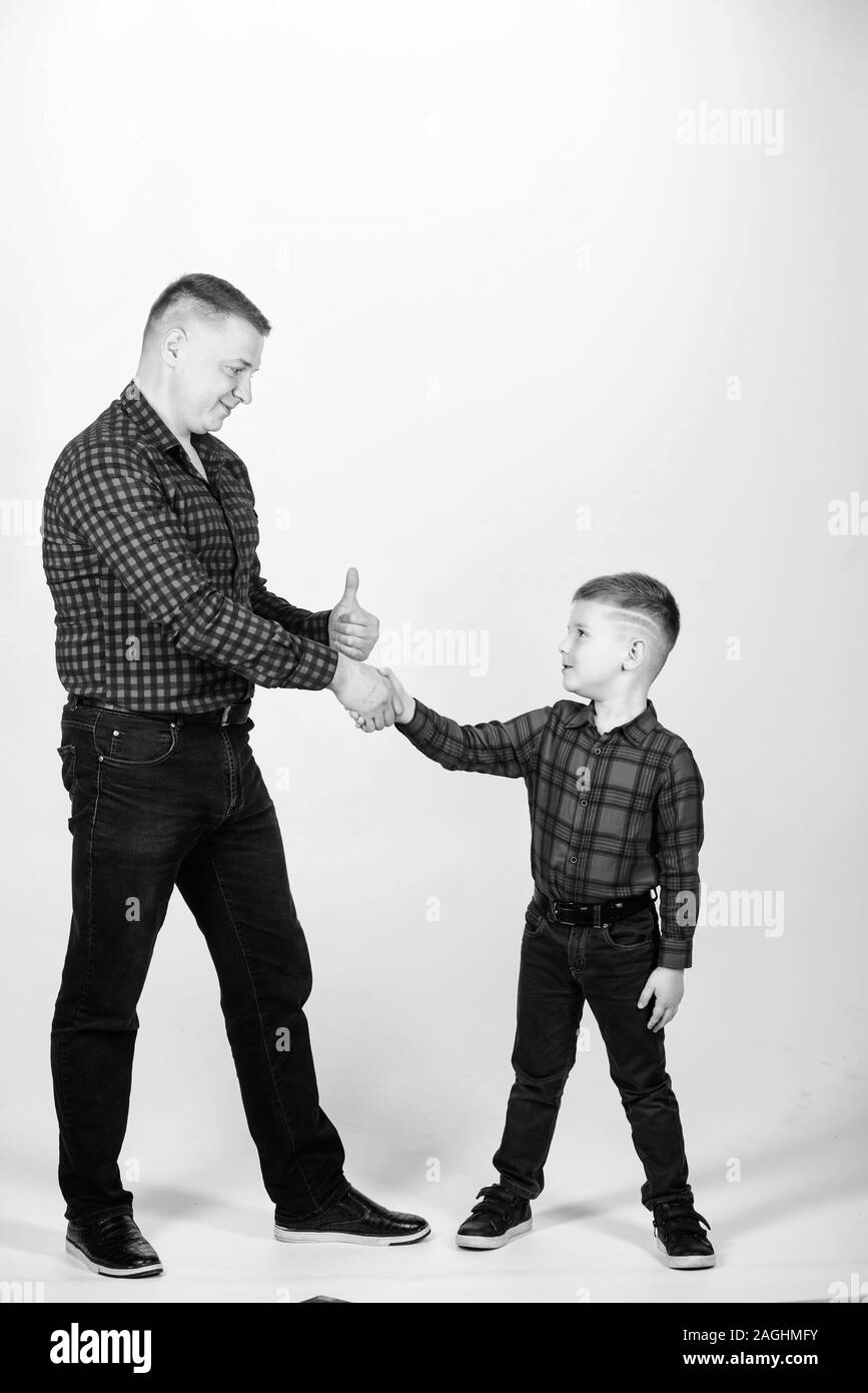 Parenthood concept. Fathers day. Father example of noble human. Cool ...