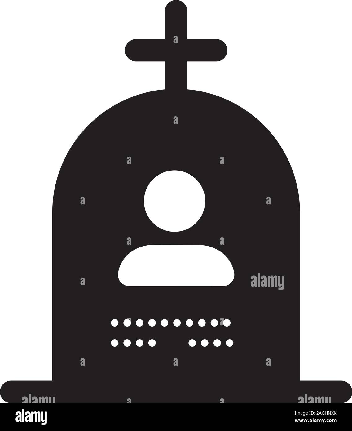 Tombstone with figure Stock Vector Images - Alamy