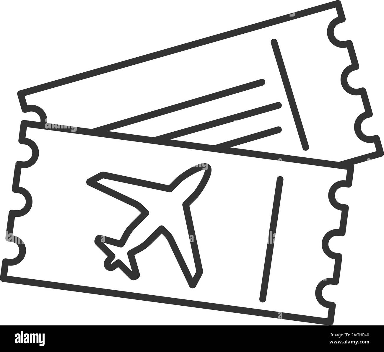 Boarding pass vector vectors Black and White Stock Photos & Images - Alamy