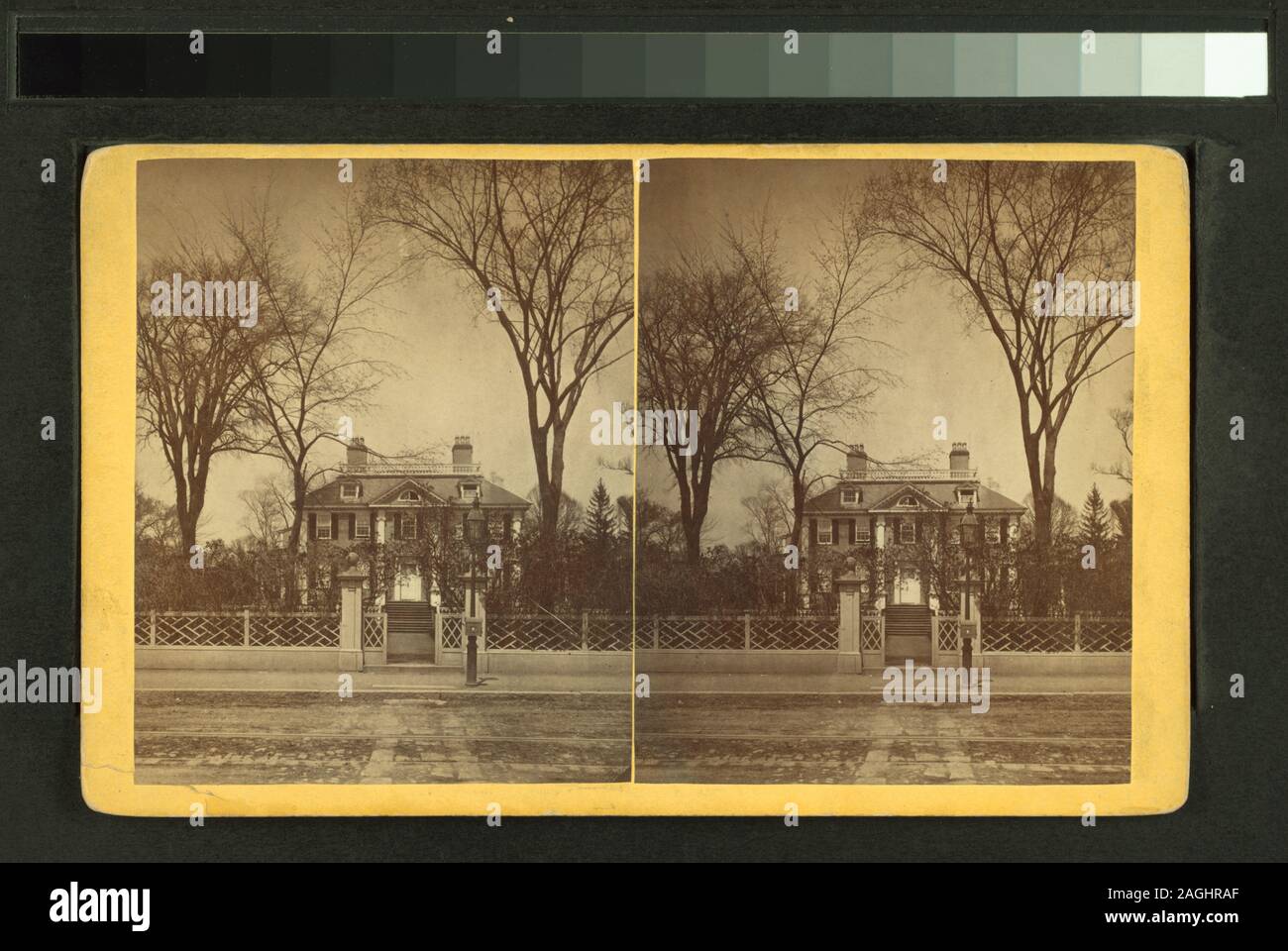 Longfellow's home Longfellow's home.; Longfellow's home Stock Photo - Alamy