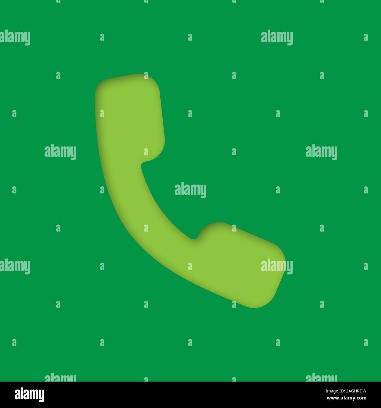 Telephone cutout Stock Vector Images - Alamy