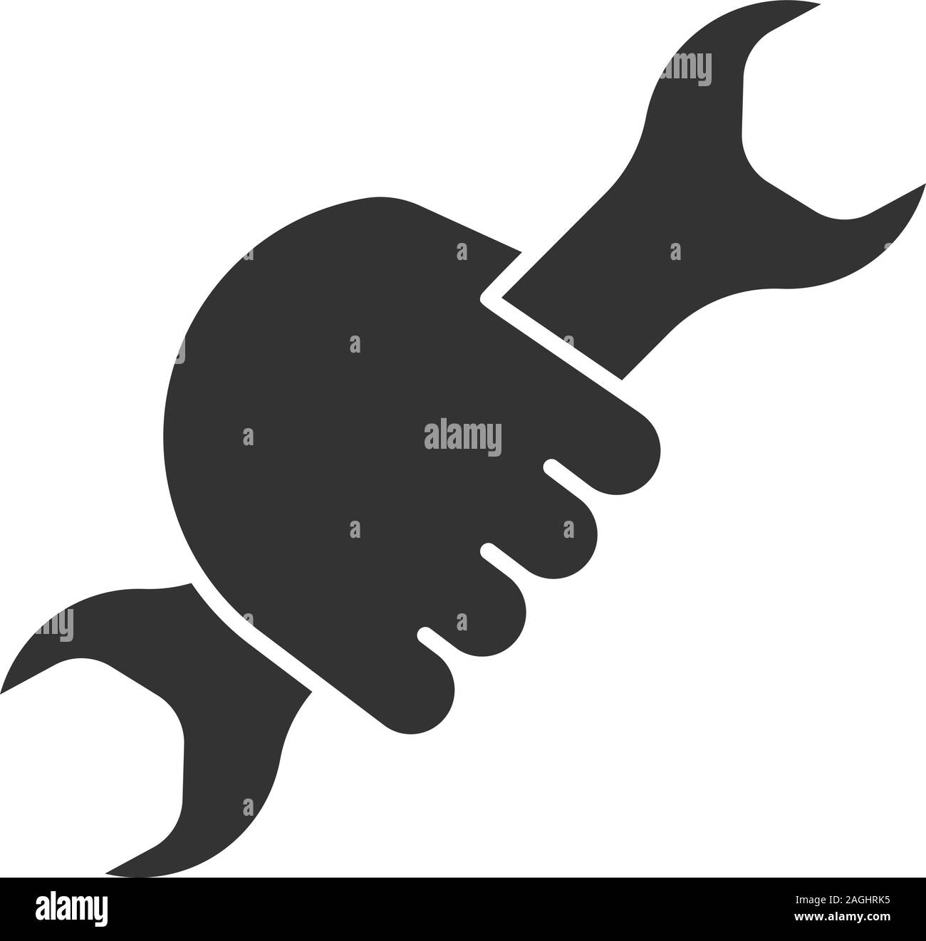 Open ended spanner Stock Vector Images - Alamy