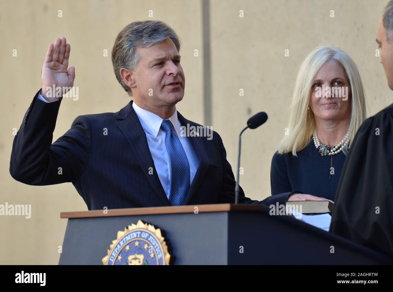 FBI Director Christopher Wray. The Federal Bureau of Investigation (FBI ...