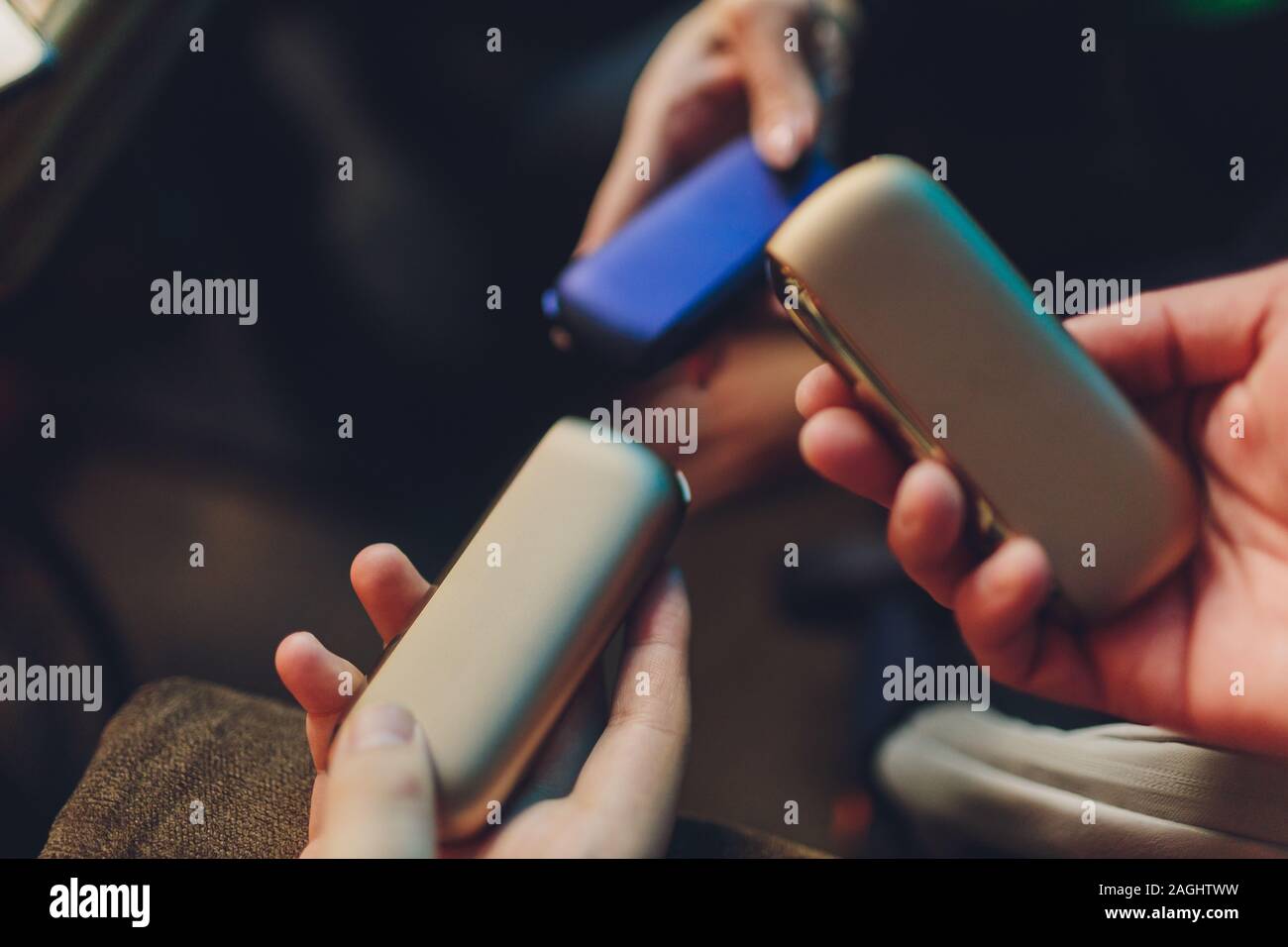 smoking modern hybrid cigarette device heat-not-burn tobacco product ...