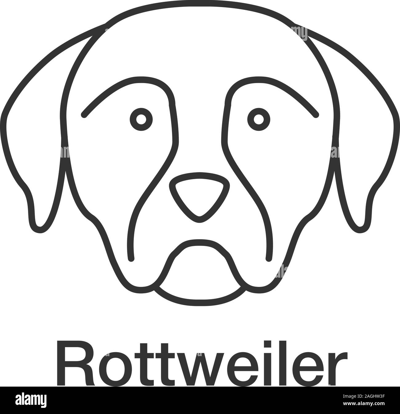 Rottweiler Outline