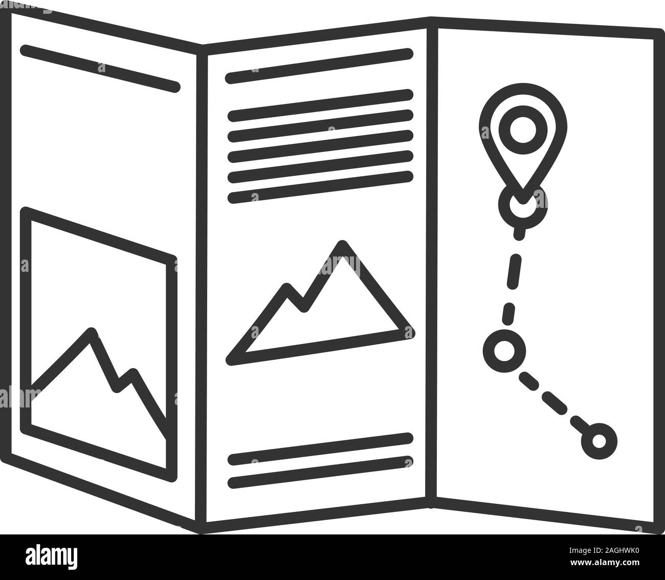 Tourism brochure design Black and White Stock Photos & Images - Alamy