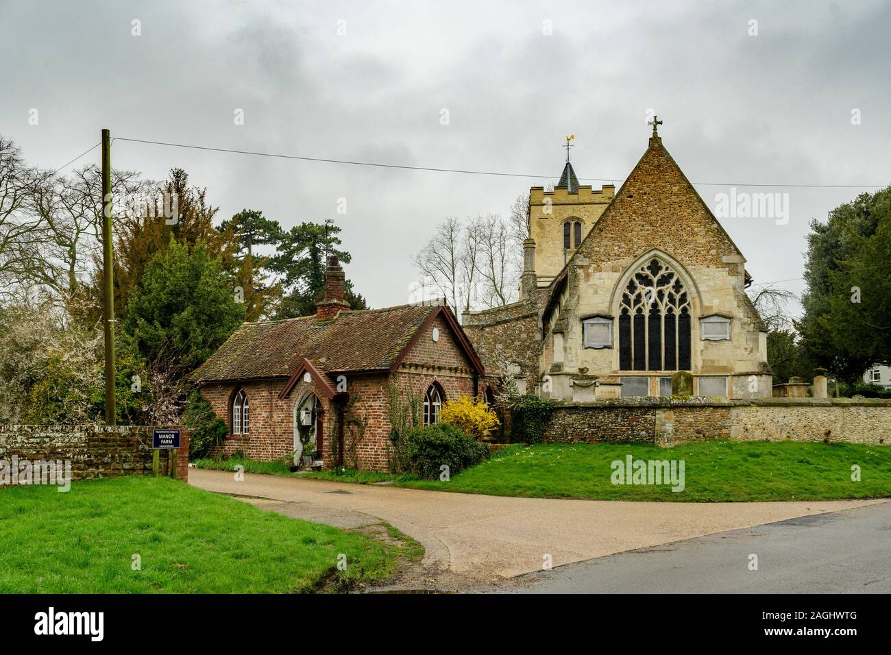 The Church of Saint Andrew and Saint Mary in Grantchester, as featured ...