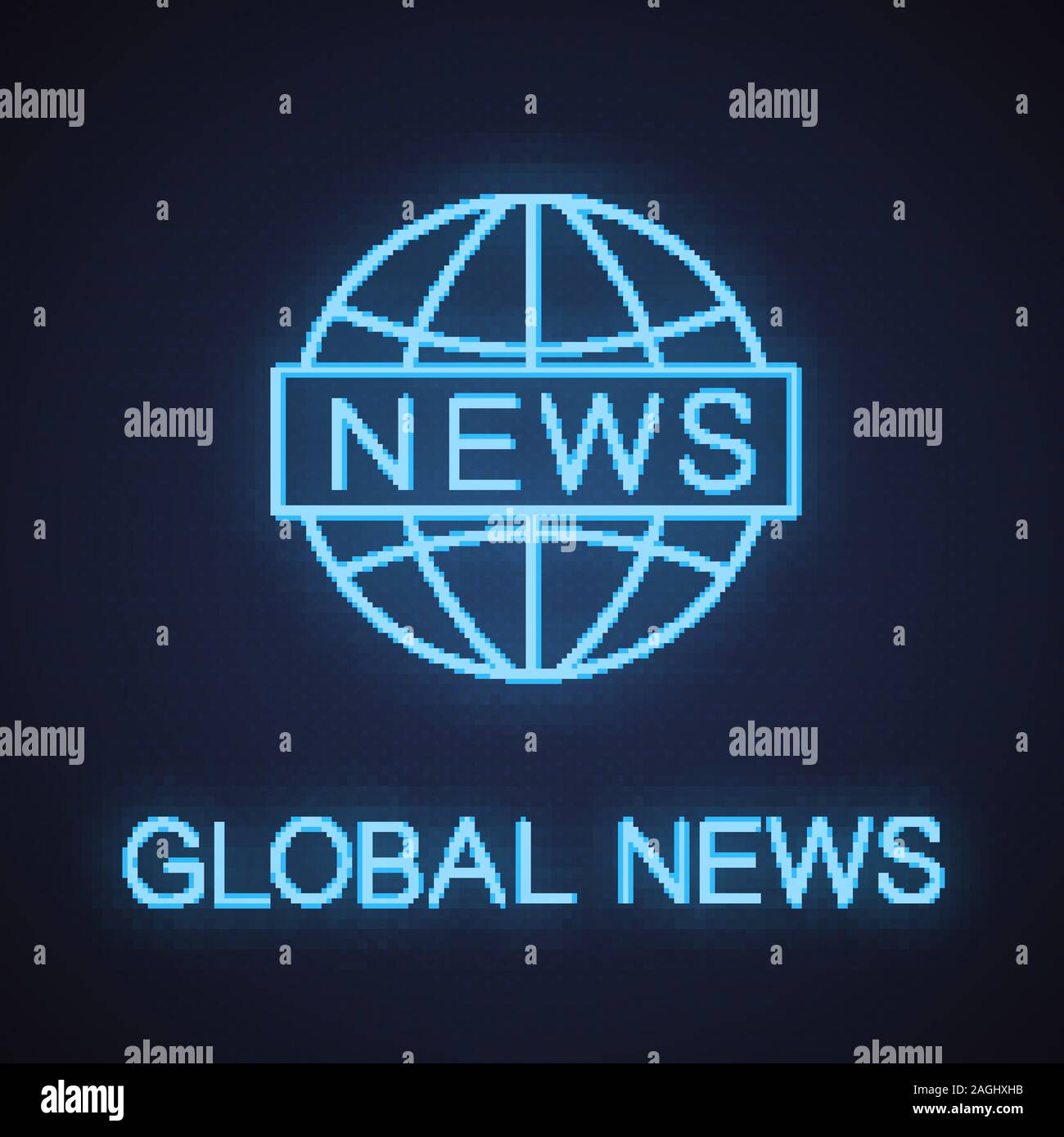 News Logo Neon