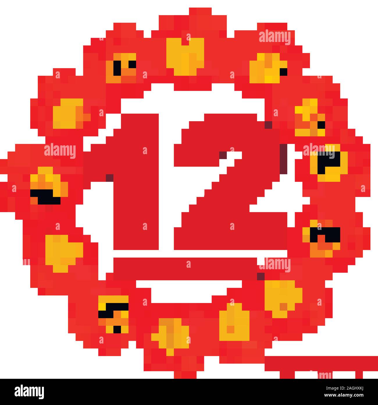 December 12 icon. For planning important day. Banner for holidays and ...