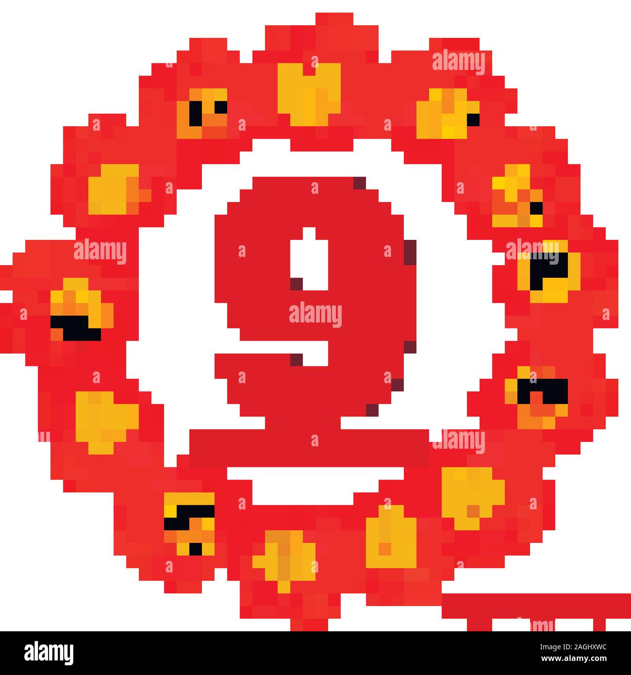 December 9 icon. For planning important day. Banner for holidays and ...