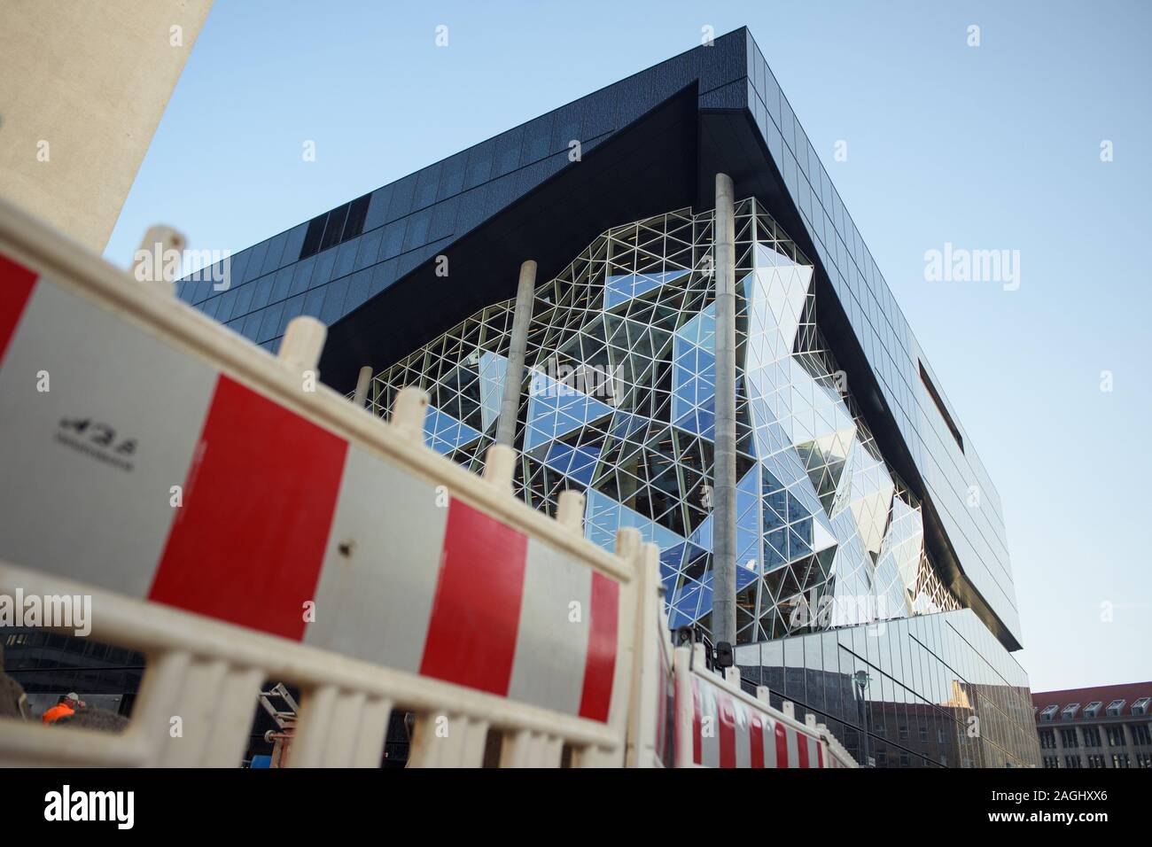 19 December 2019, Berlin: Exterior view of the new Axel Springer SE ...