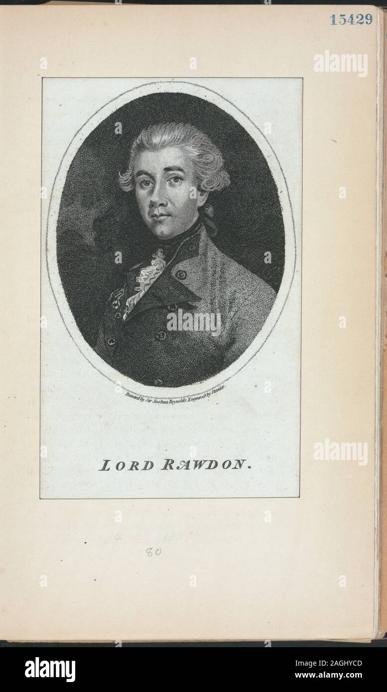 Citation/Reference: EM15429 Engraved by Stanier.; Lord Rawdon Stock ...
