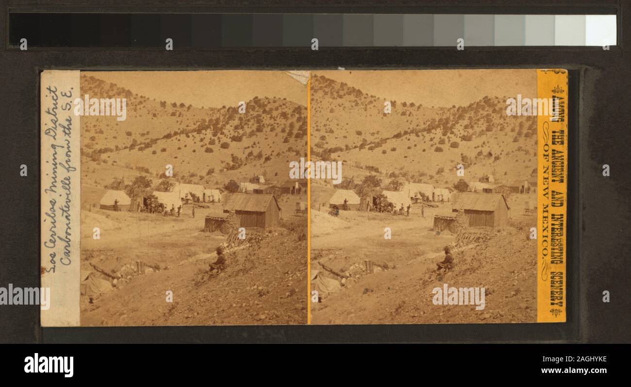 Los cerrillos mining district carbonateville hi-res stock photography ...