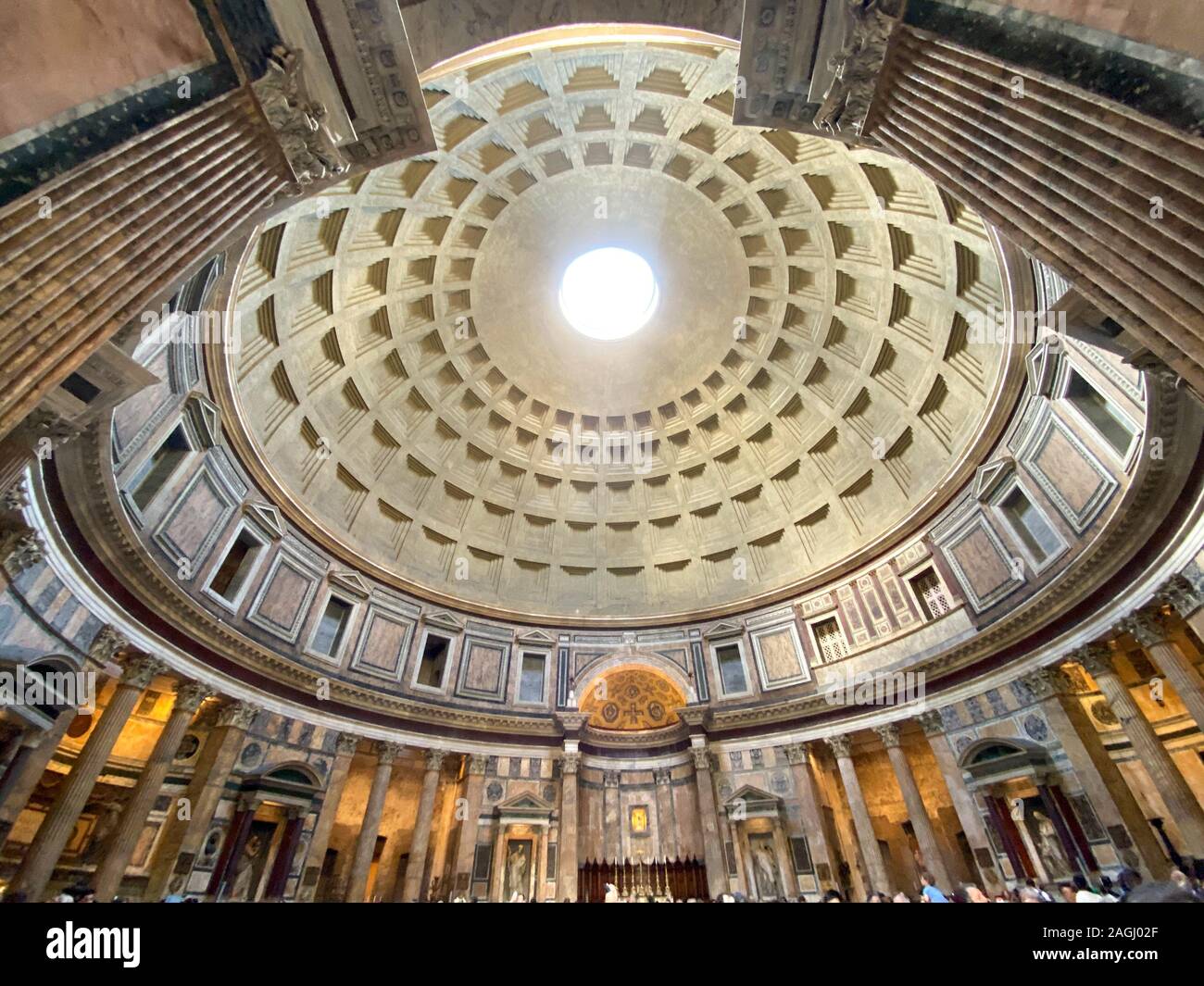 Ceiling of the pantheon hi-res stock photography and images - Alamy