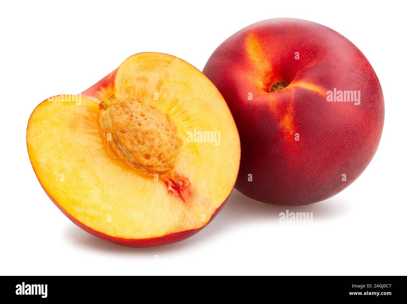 Two nectarines hi-res stock photography and images - Alamy