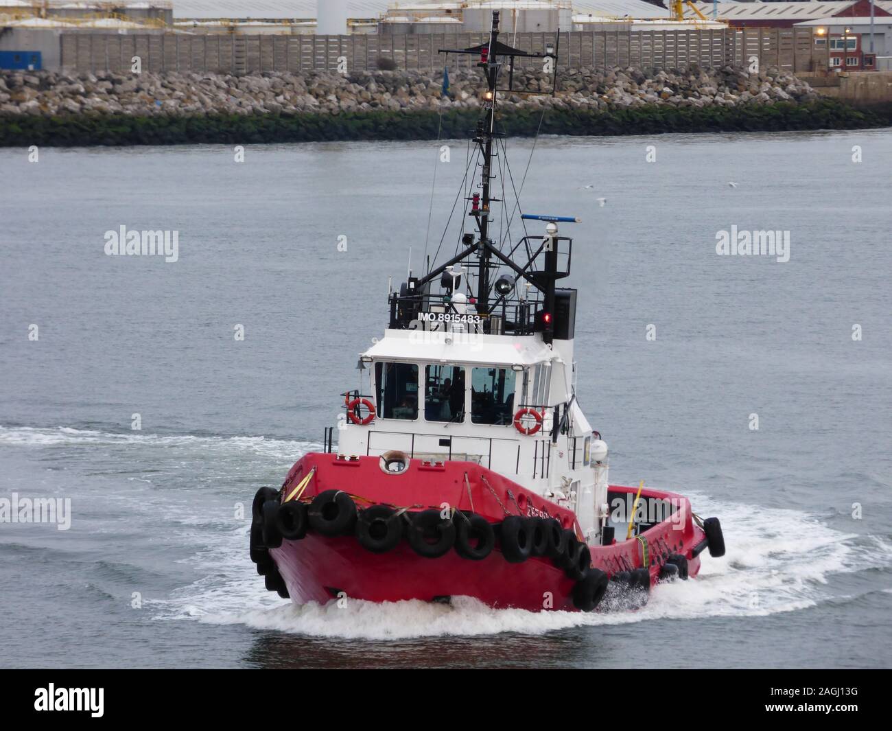 Tug "Zebrugge" on the River Mersey, Liverpool, UK Stock Photo - Alamy