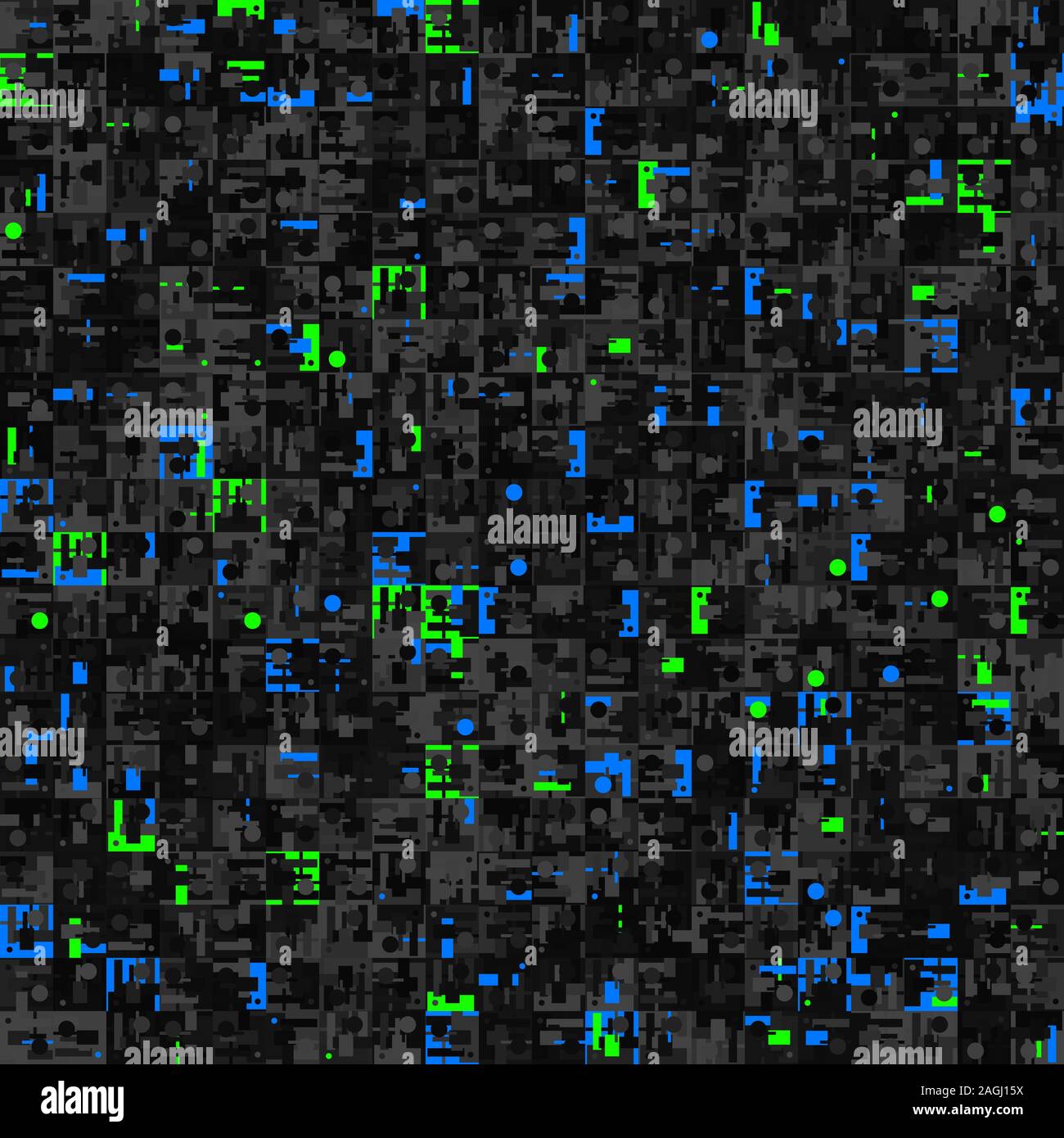 Neon funky noisy techno glitch swatch seamless Stock Vector Image & Art ...