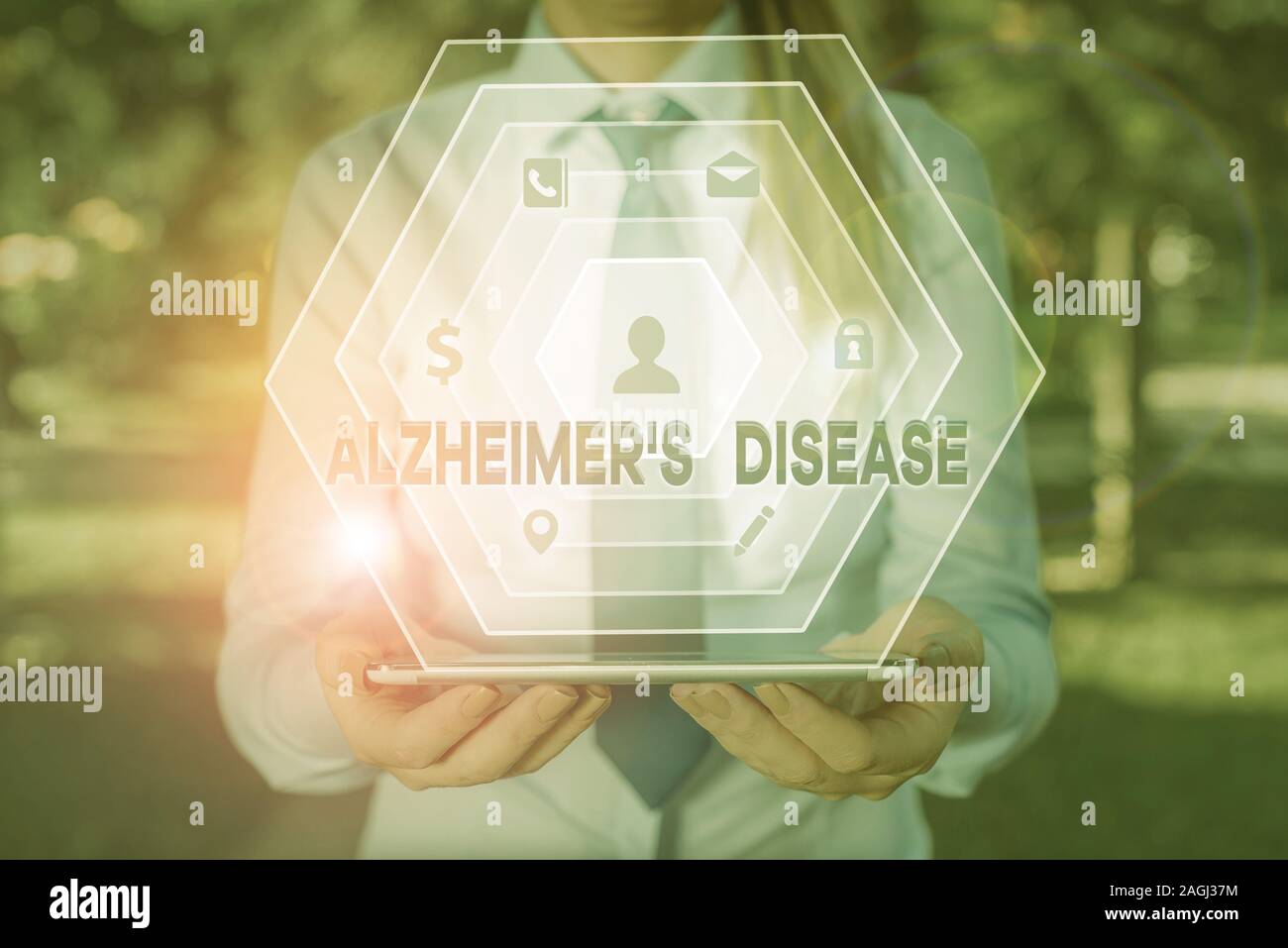 Handwriting text writing Alzheimer S Is Disease. Conceptual photo ...
