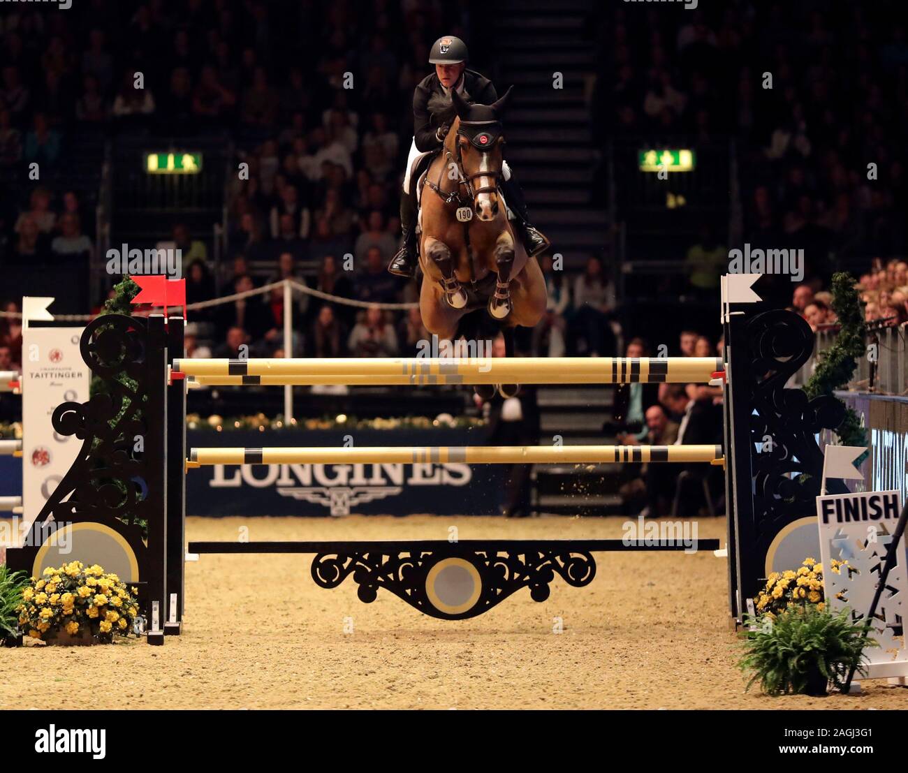 Anthony Condon riding SFS Vincomte competes in the Champagne-Taittinger ...