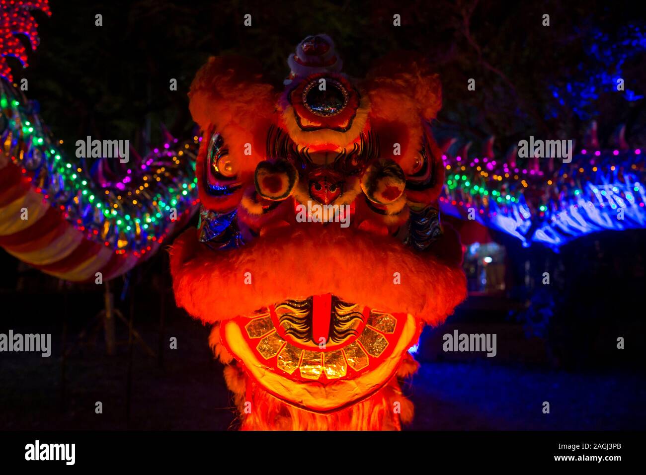 China lion mask hi-res stock photography and images - Alamy
