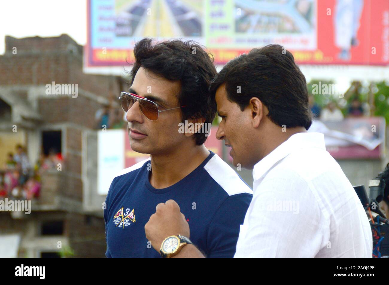 AMRAVATI, MAHARASHTRA, INDIA - AUGUST 24 : Bollywood Actor Sonu Sood ...