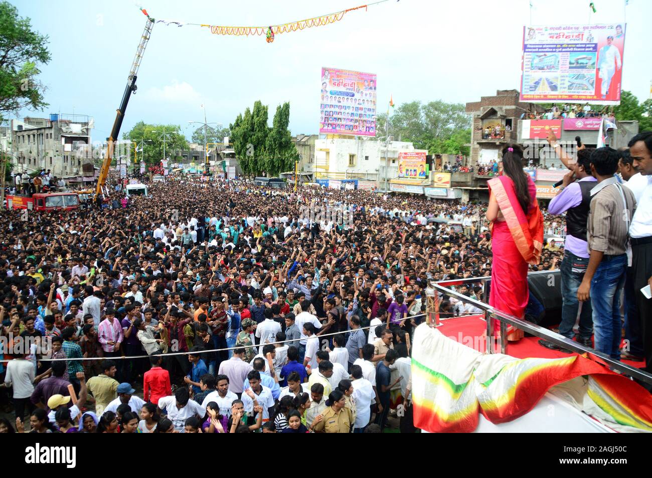 AMRAVATI, MAHARASHTRA, INDIA - AUGUST 24 : Bollywood Actor Sonu Sood ...