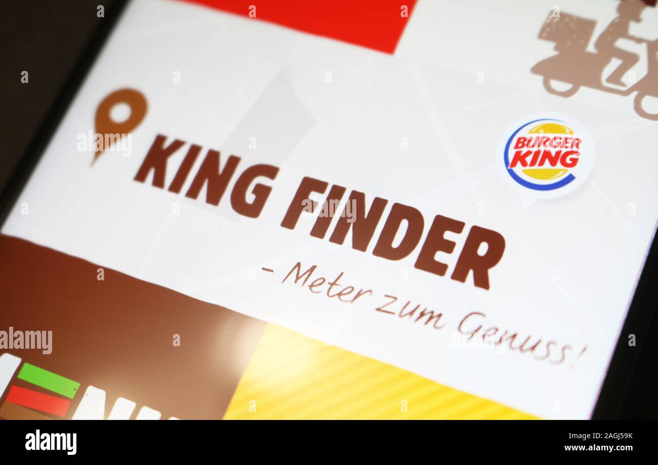 Burger King website icon on computer display Stock Photo - Alamy