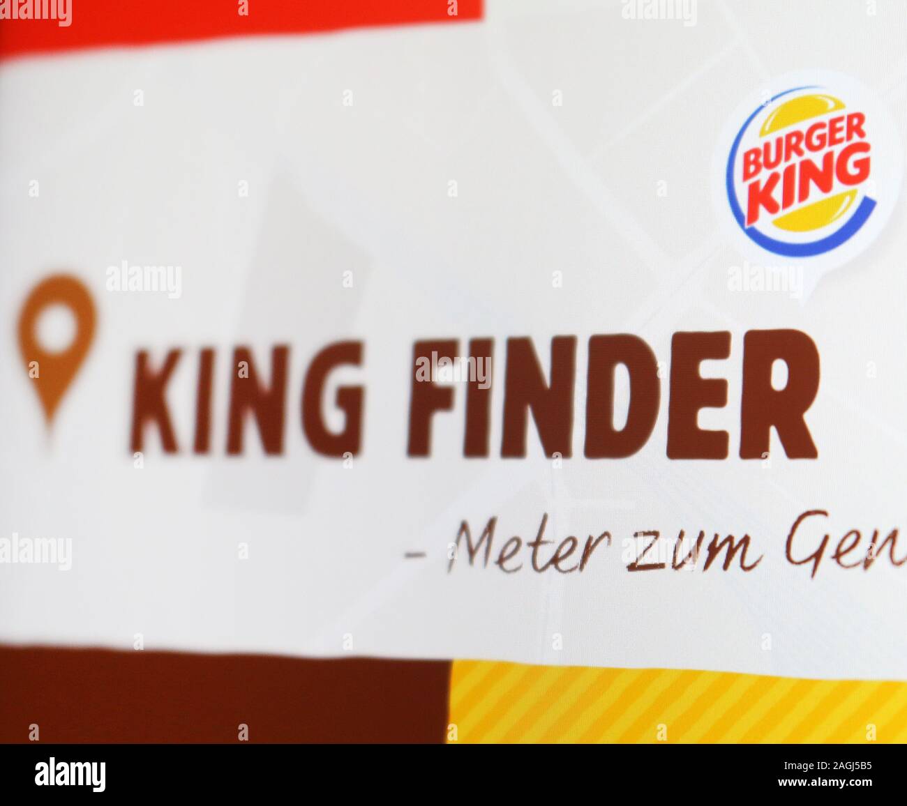 Burger King website icon on computer display Stock Photo - Alamy