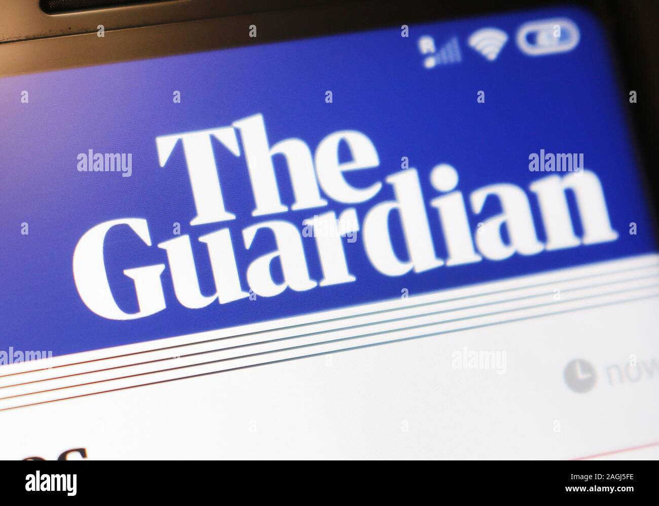 The Guardian newspaper website on computer display Stock Photo - Alamy