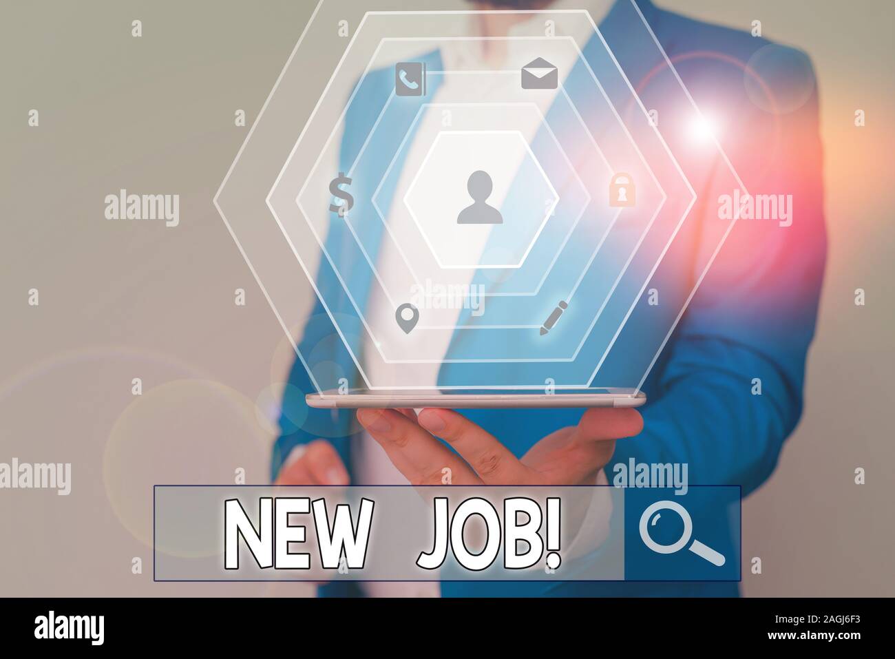 Conceptual hand writing showing New Job. Concept meaning recently ...