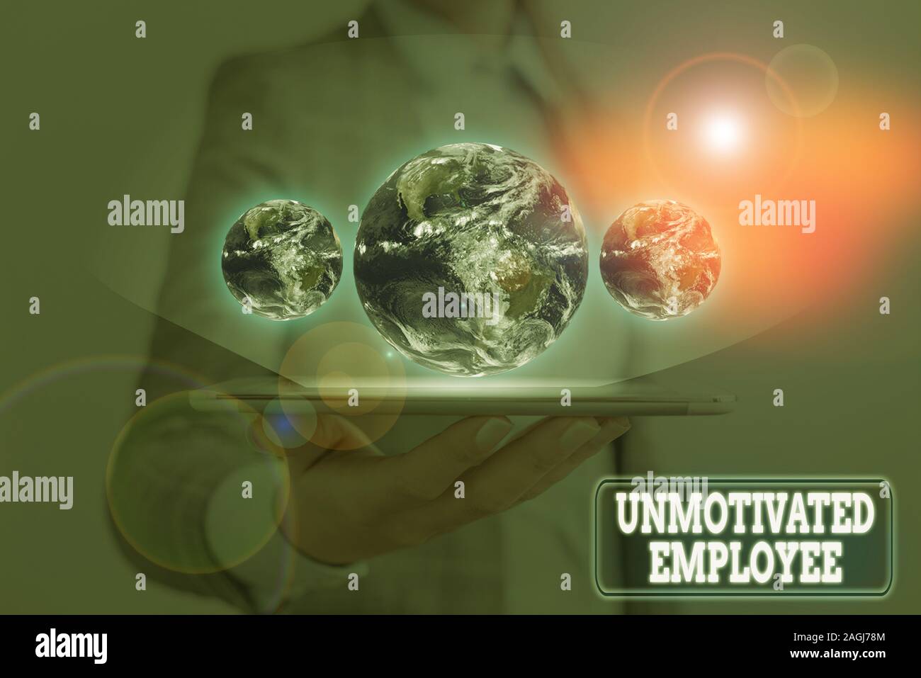 Handwriting text writing Unmotivated Employee. Conceptual photo very ...